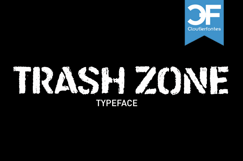 CF Trash Zone Font