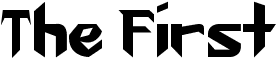 The First Font | wfonts.com - download free