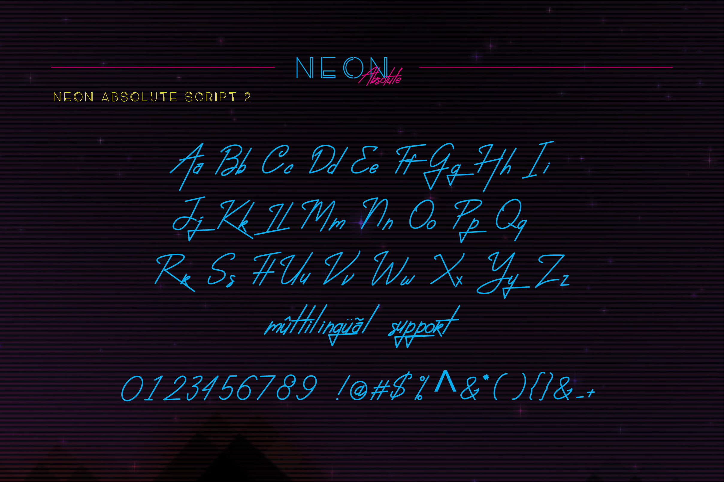 Download Free Font Neon Absolute Sans