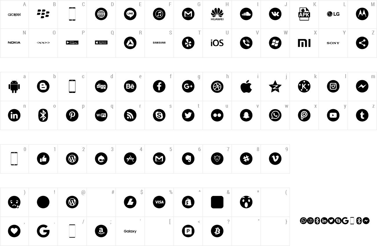 Smartphone Pro Font | wfonts.com - download free