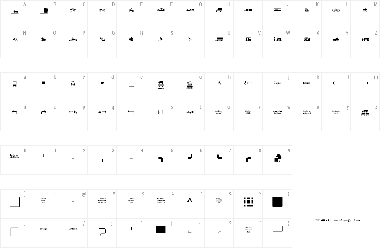 Zeichen Font | wfonts.com - download free