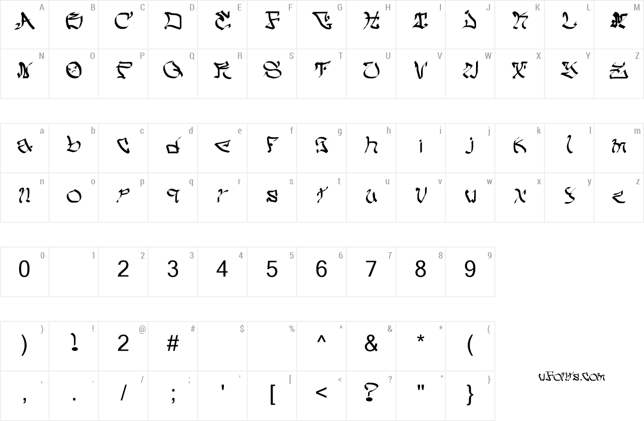 My Crazy Text Font | wfonts.com - download free