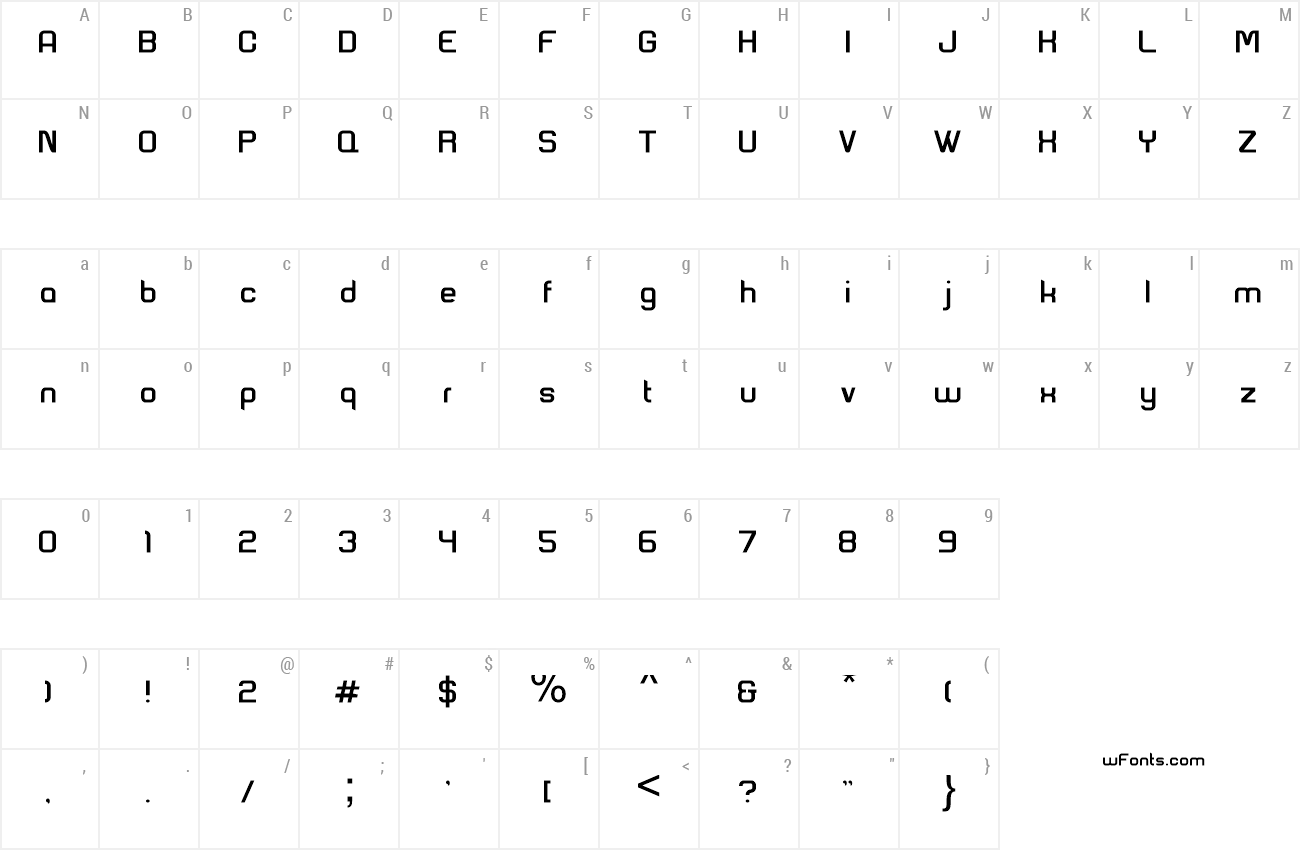 The Shift Font | wfonts.com - download free