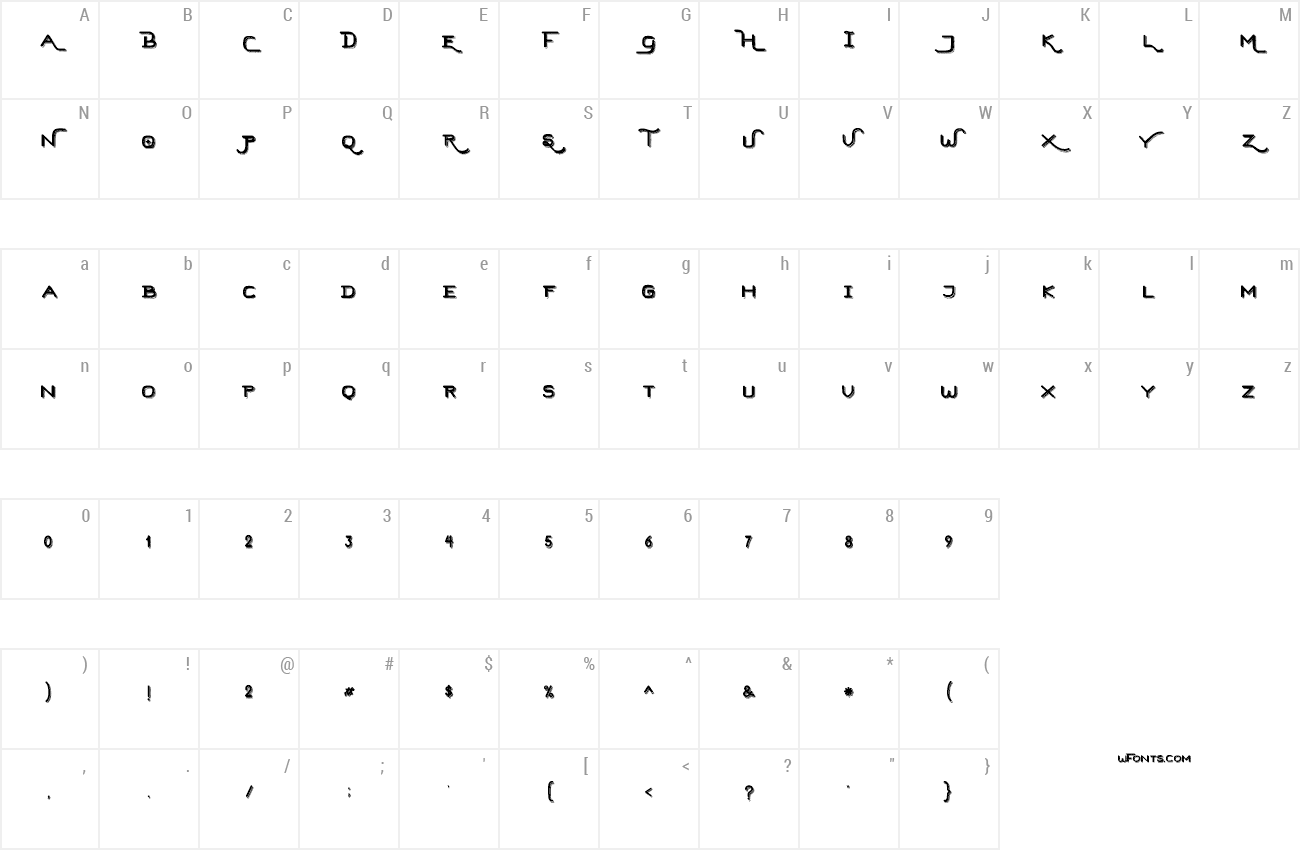 Hard Stones Sans Strip Font | wfonts.com - download free