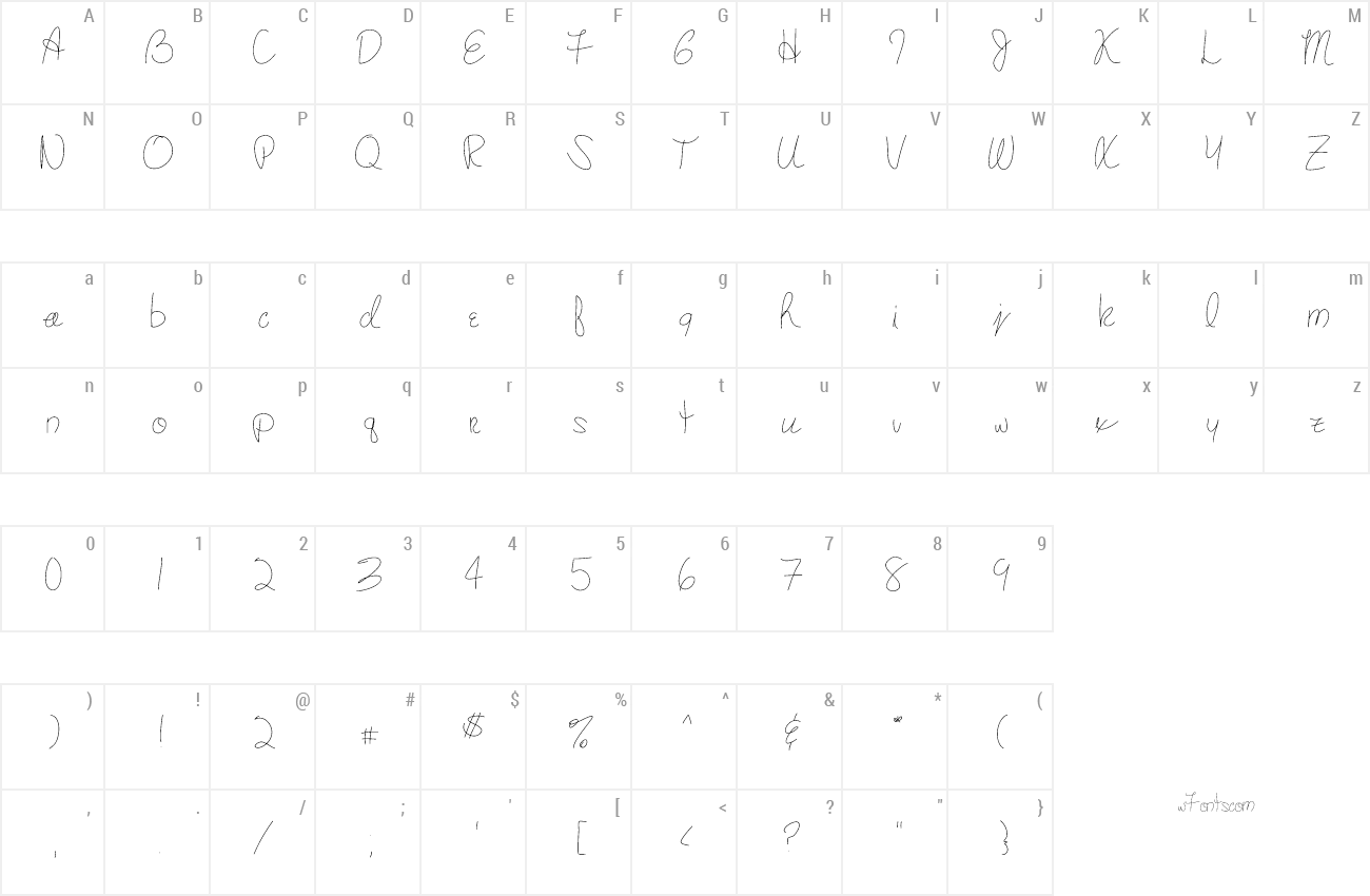 Mary's Handwriting Font | wfonts.com - download free