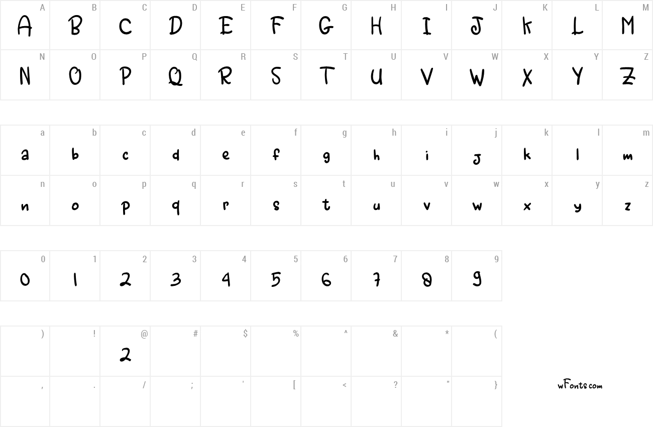 Angry Monsta Font | wfonts.com - download free