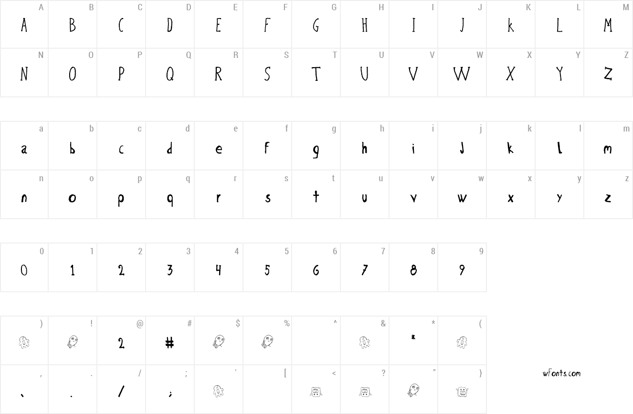 Bicho plumon Font | wfonts.com - download free