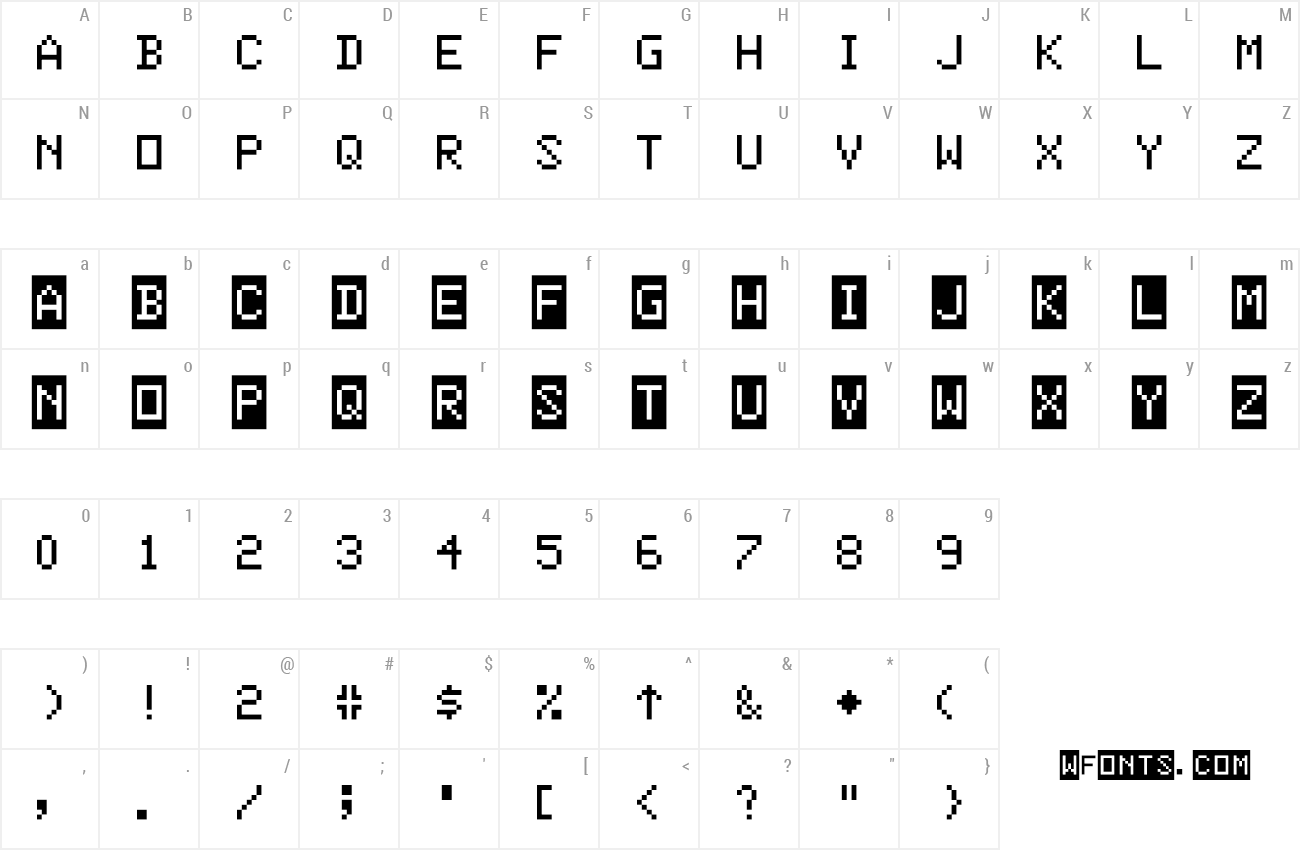 Color Basic Font | wfonts.com - download free