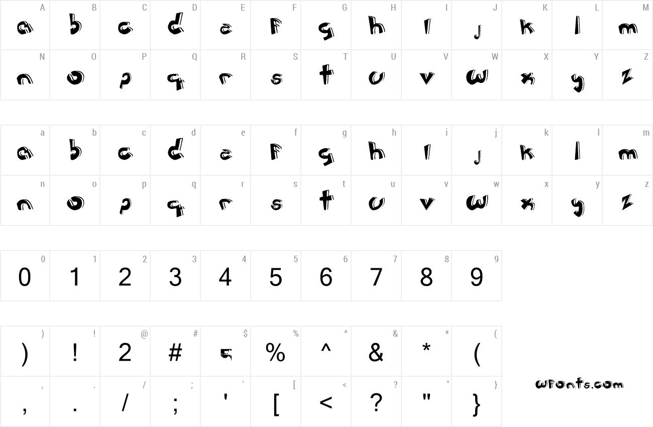 jer?nimo cartoon Font | wfonts.com - download free