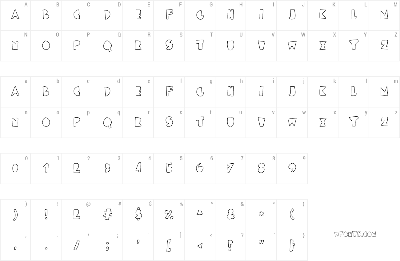 chunky blocks Font | wfonts.com - download free