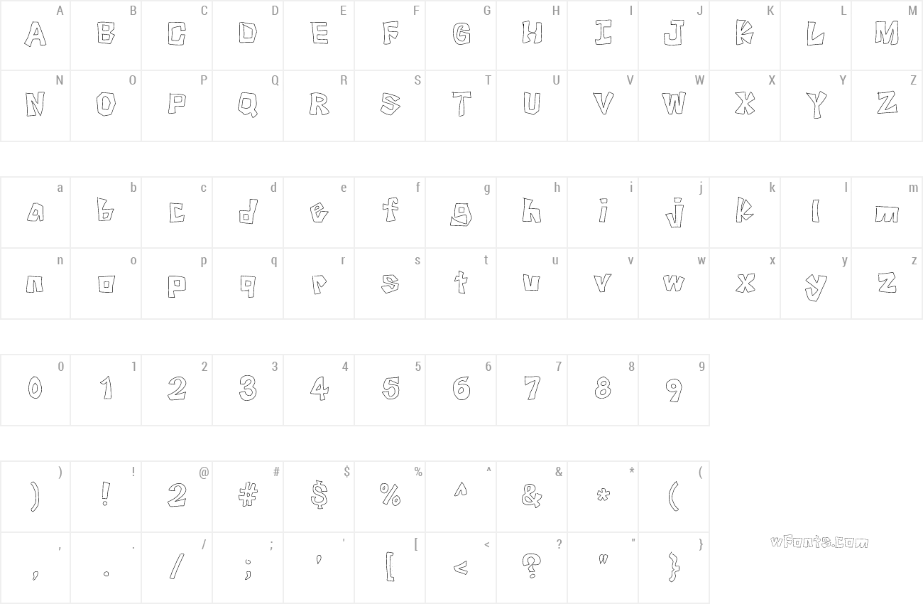 Knock knock! Font | wfonts.com - download free