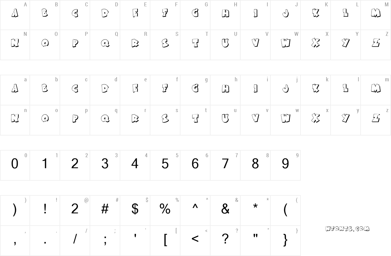 KR Bite Me Font | wfonts.com - download free