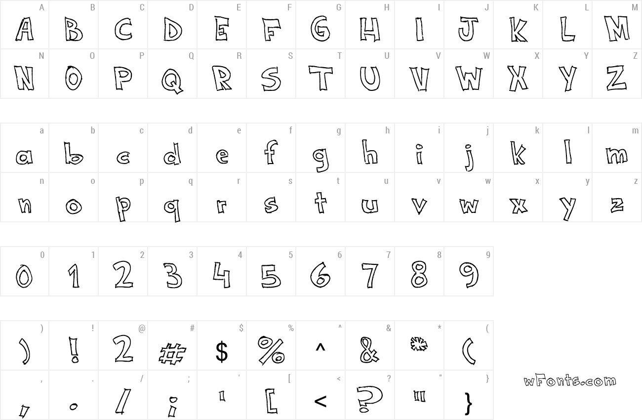 NeNe_WeNo Width HandWrite Font | wfonts.com - download free