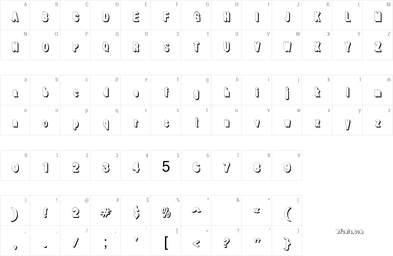 White Free Font | wfonts.com - download free