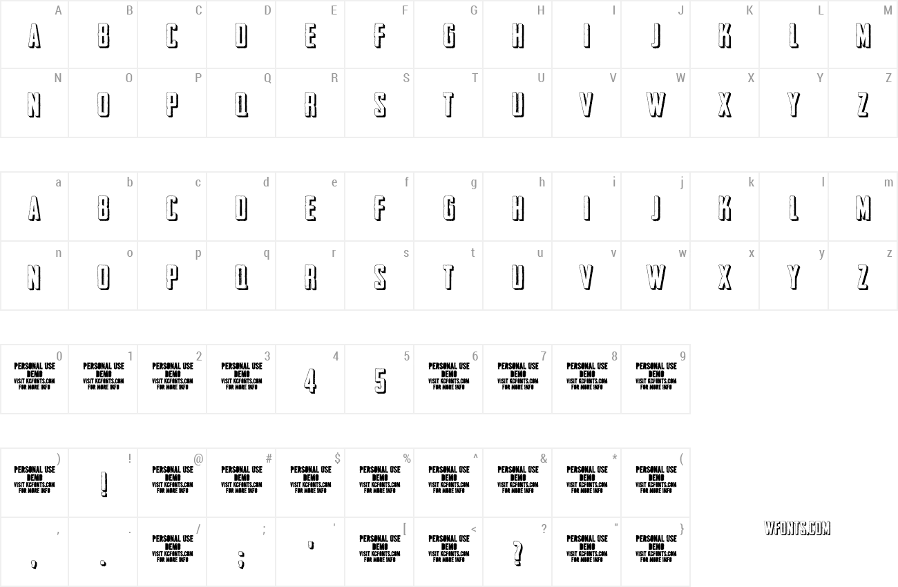 Outliner No. 45 DEMO Font | wfonts.com - download free