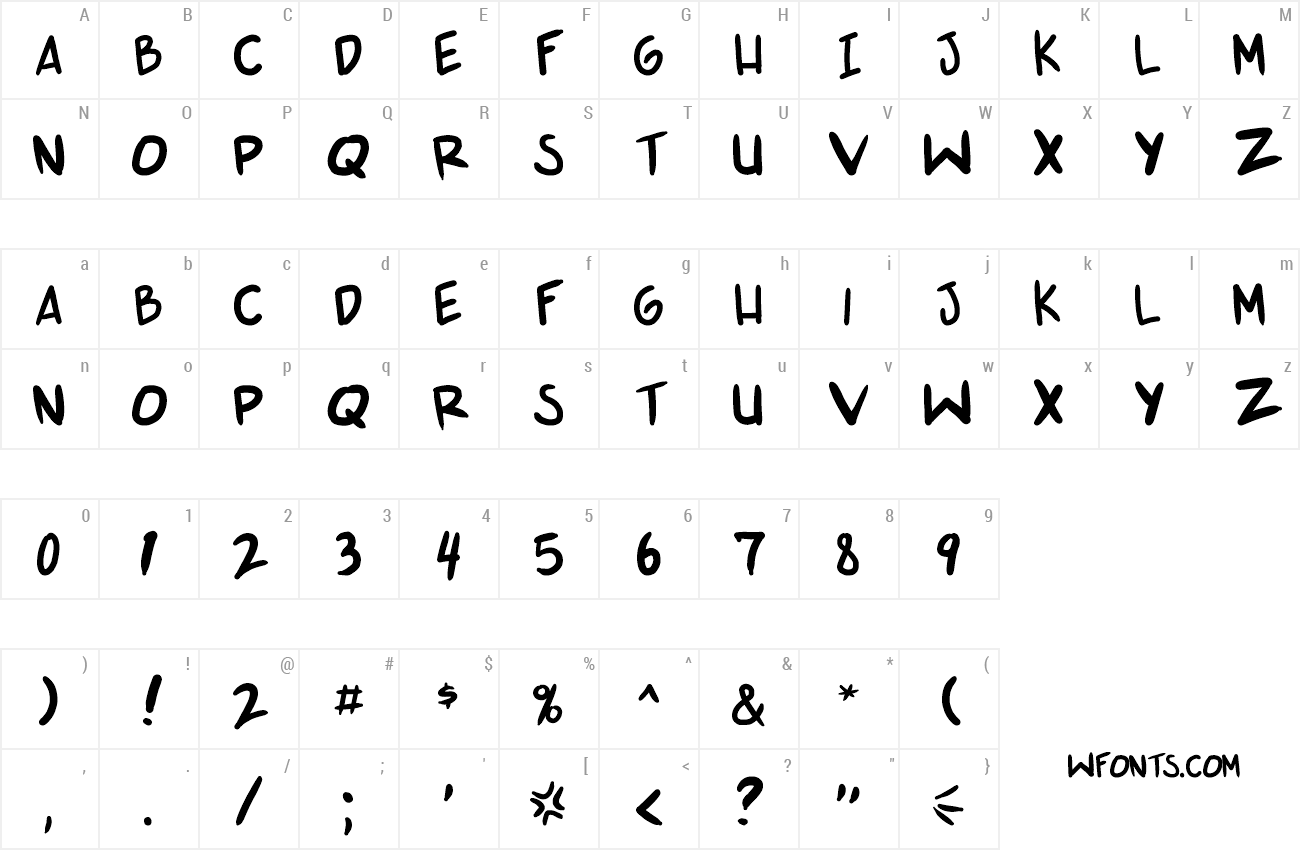 shonen punk v2 Font | wfonts.com - download free