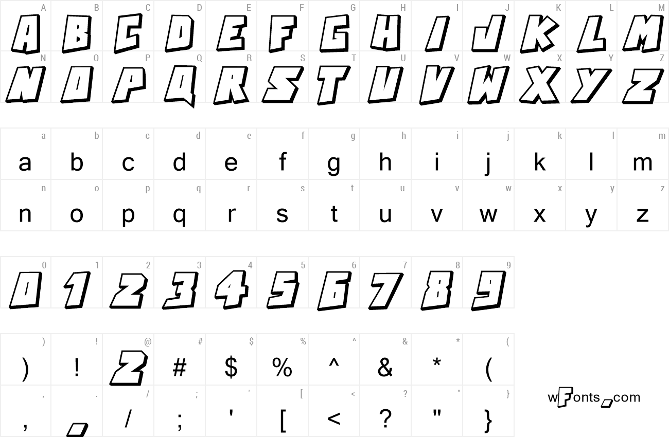 Action Comics Font | wfonts.com - download free