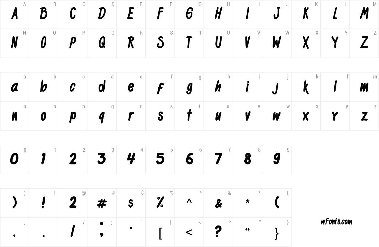 Black Kids Font | wfonts.com - download free