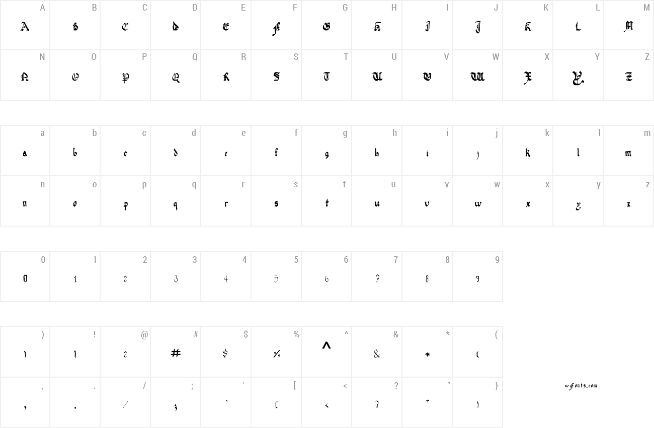 quadrata preciosa Font | wfonts.com - download free