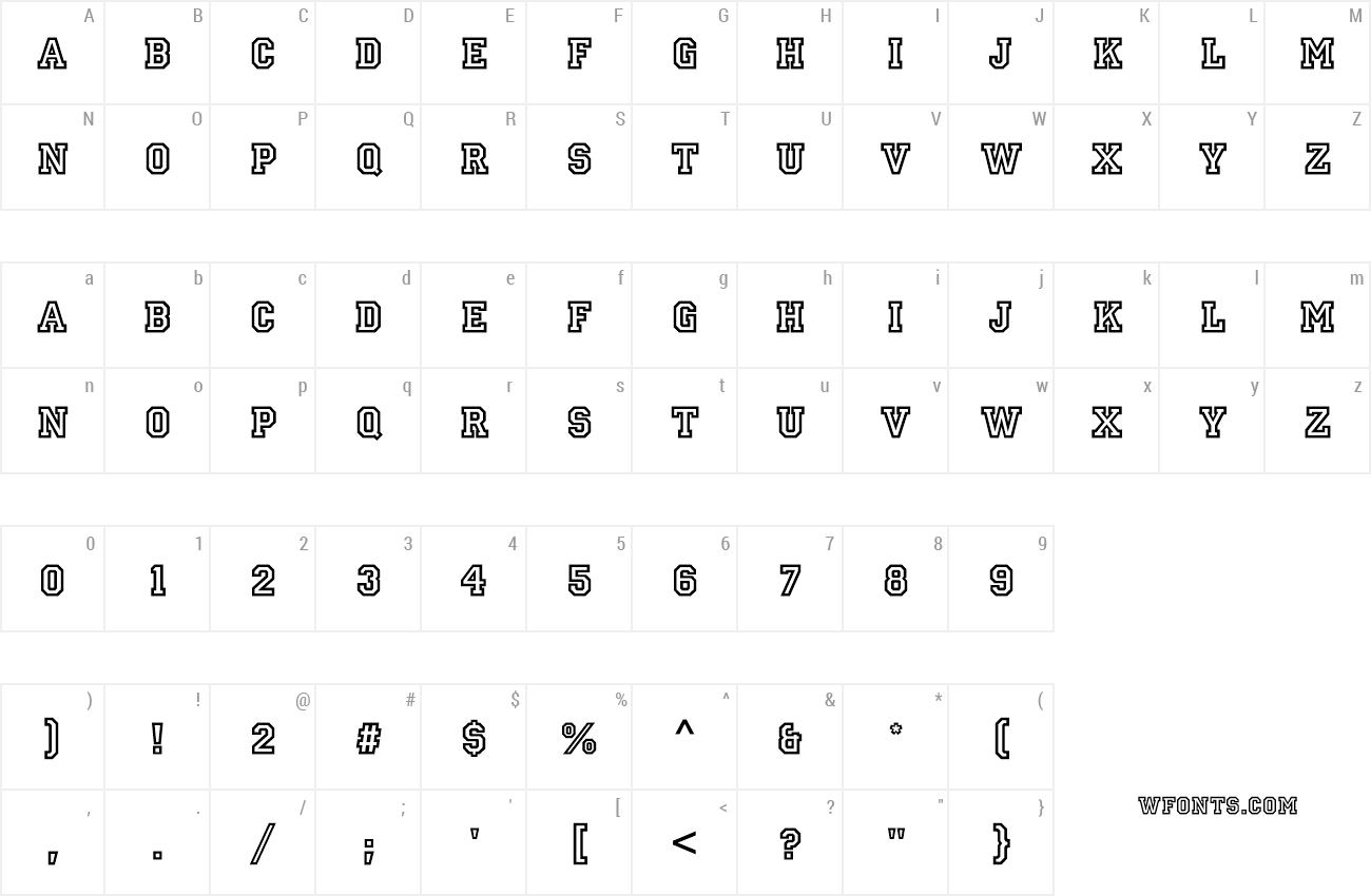 Allstar Font | wfonts.com - download free