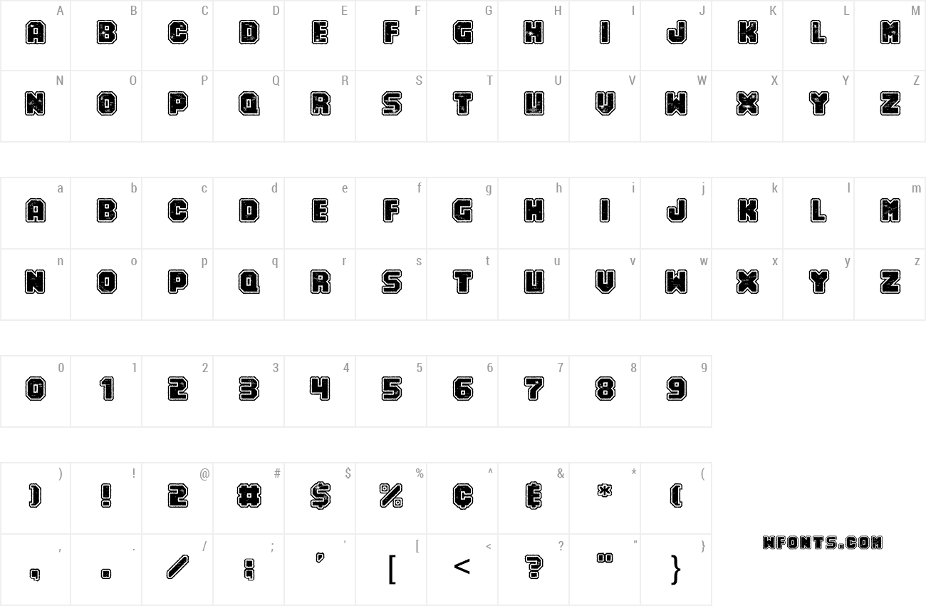 Numero 10 Font | wfonts.com - download free