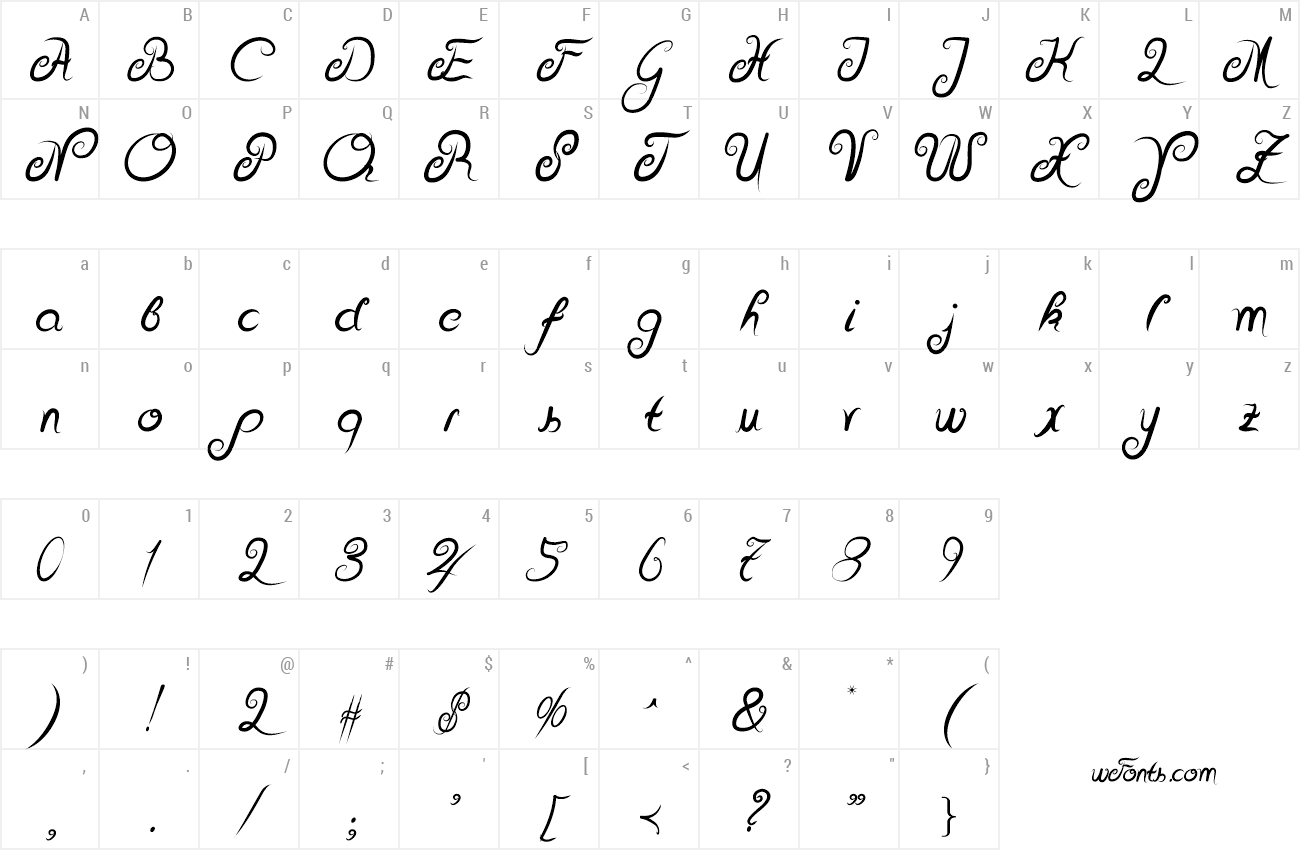 Delicious Curls Font | wfonts.com - download free