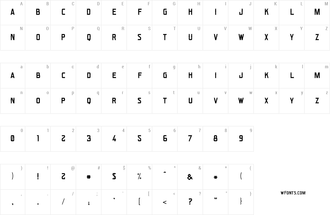 Bonzer - San Francisco Font | wfonts.com - download free