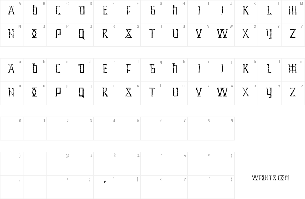 Hidden Archives Font | wfonts.com - download free