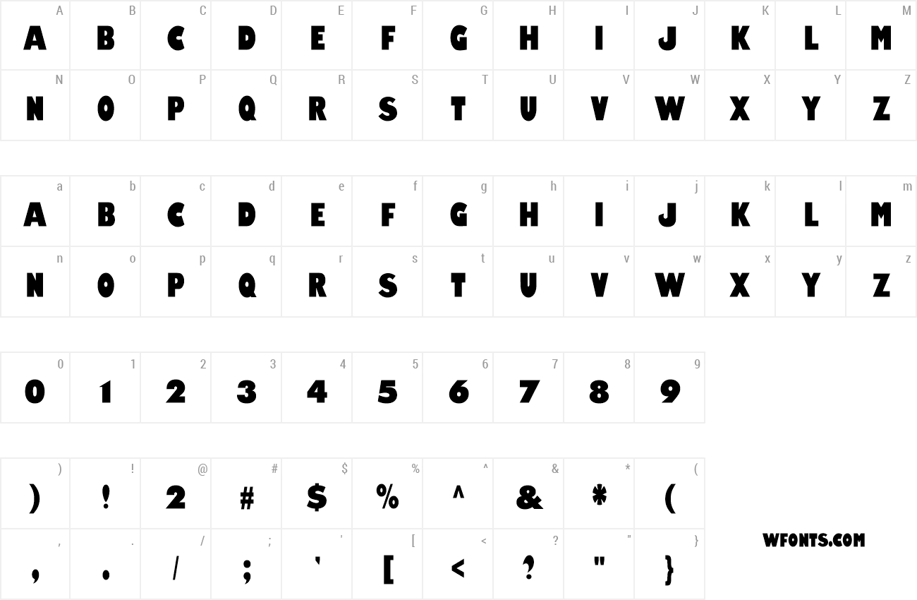 Amity Jack Font | wfonts.com - download free