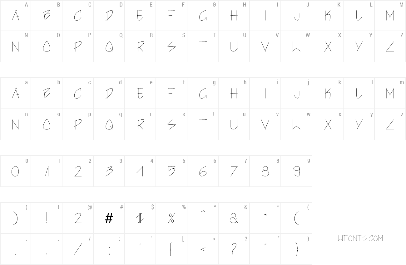 Architect's Hand Font | wfonts.com - download free