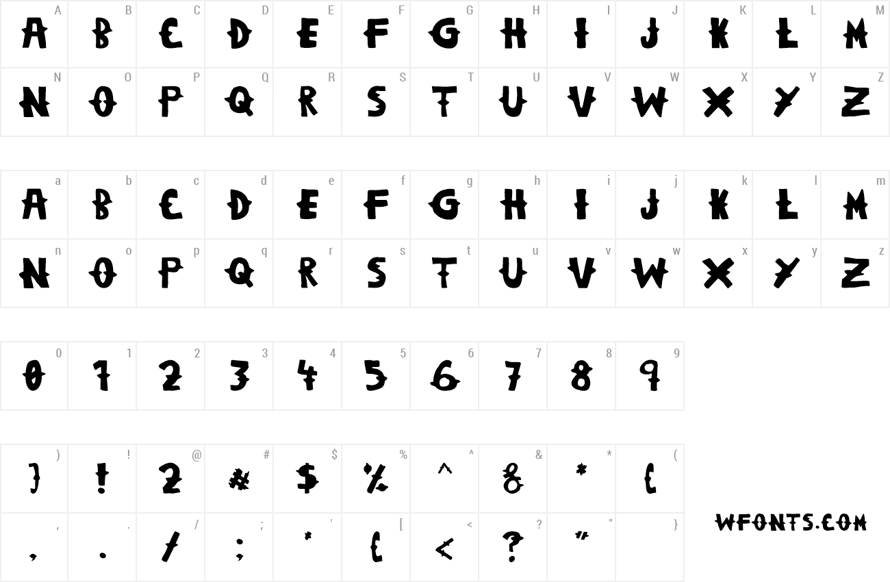 Woodcutter Dramatica Font | wfonts.com - download free