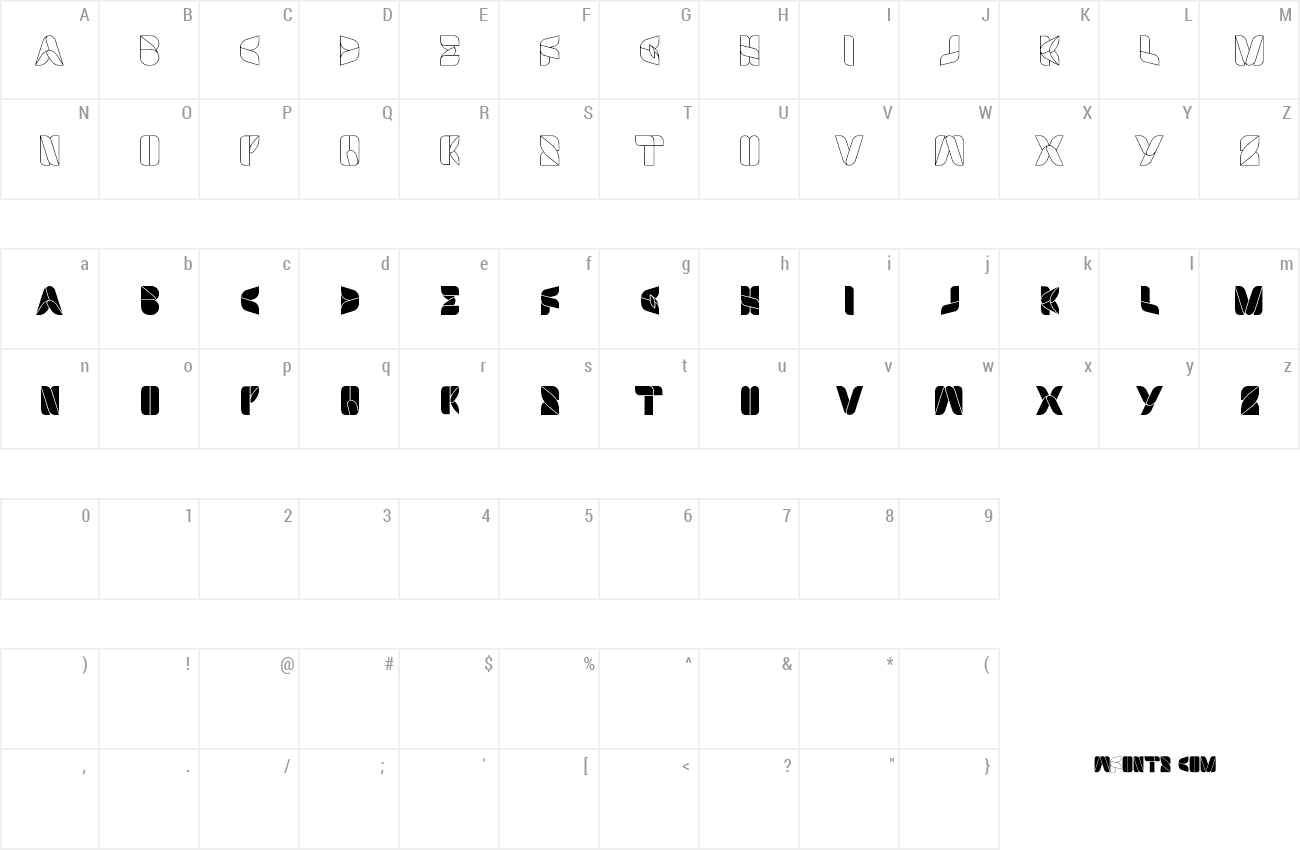 SWIMMER BROWSER Font | wfonts.com - download free