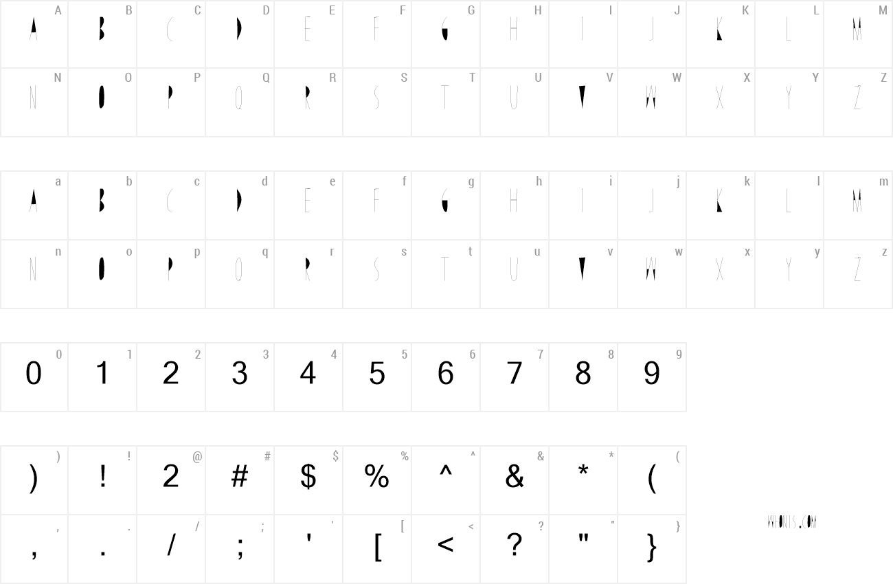 Line and Draw Font | wfonts.com - download free