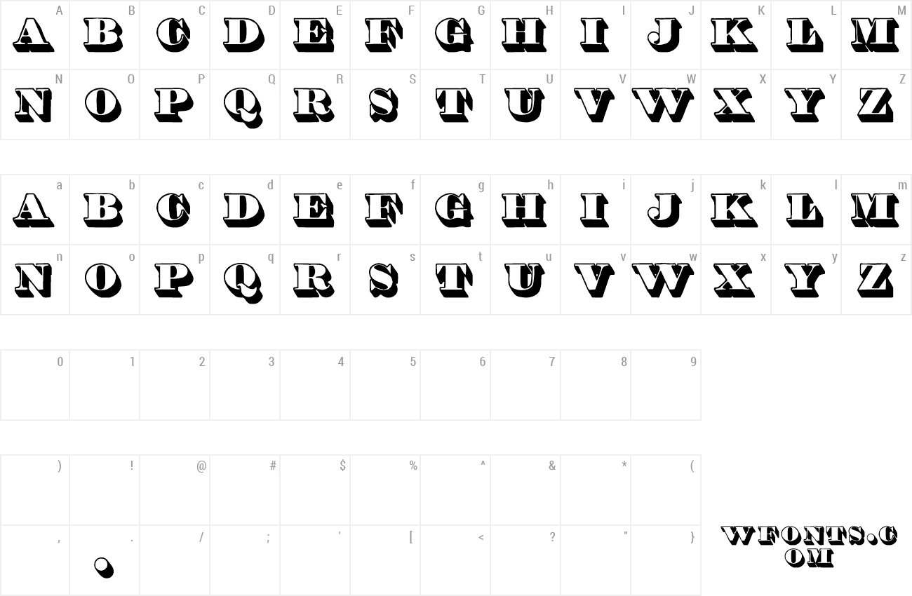 Shadded tfb Font | wfonts.com - download free