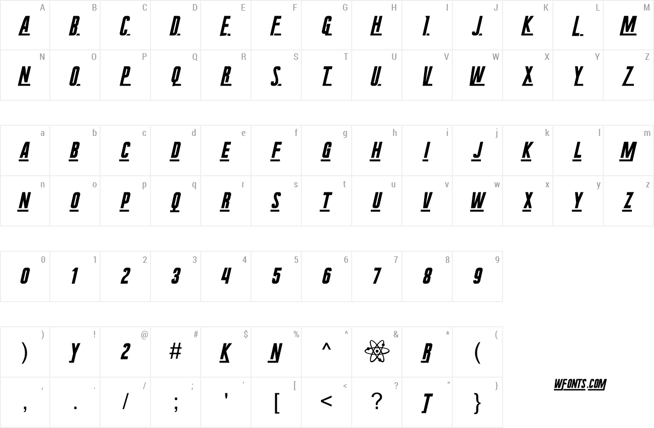 Radium Corp Font | wfonts.com - download free