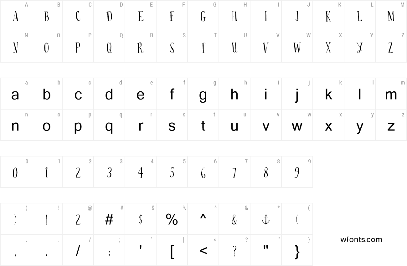 Drop your anchor Font | wfonts.com - download free