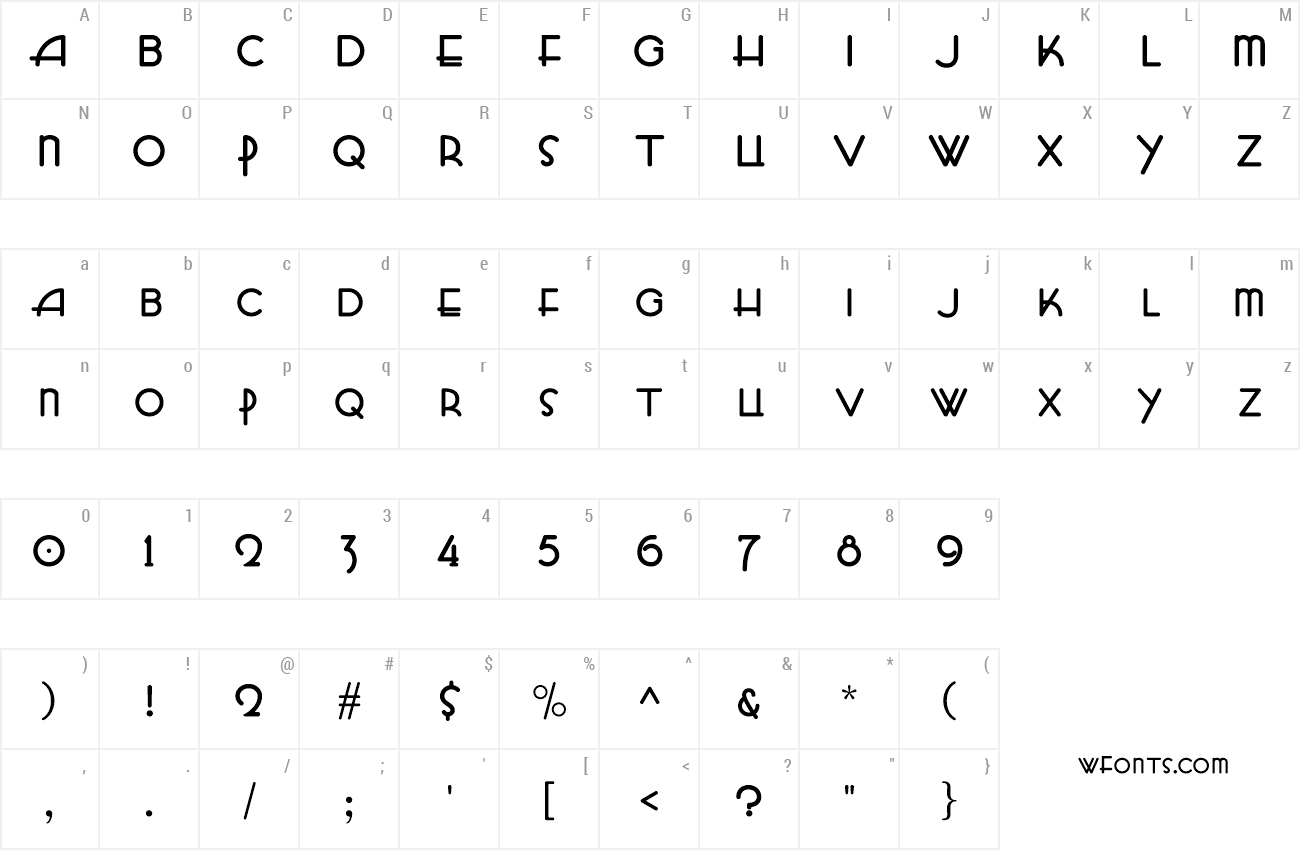 HFF Zeldom Zen Font | wfonts.com - download free