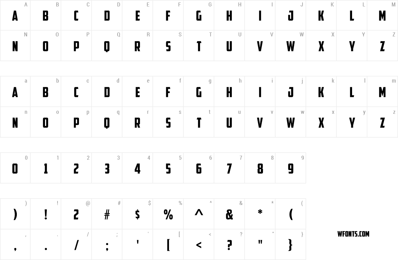 Download Free Font American Captain