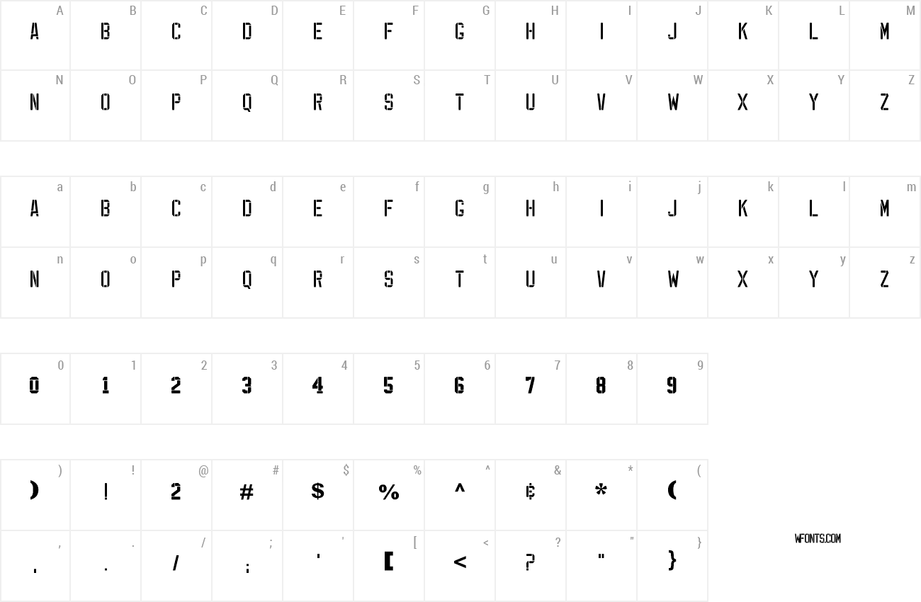 EXP FONT Font | wfonts.com - download free