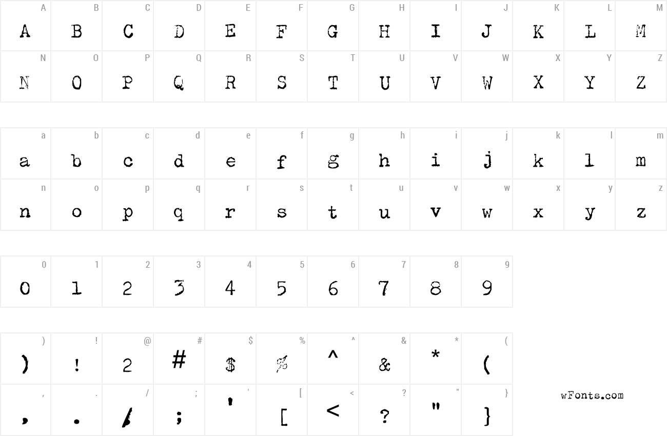 Olivetti Type2 Font | wfonts.com - download free