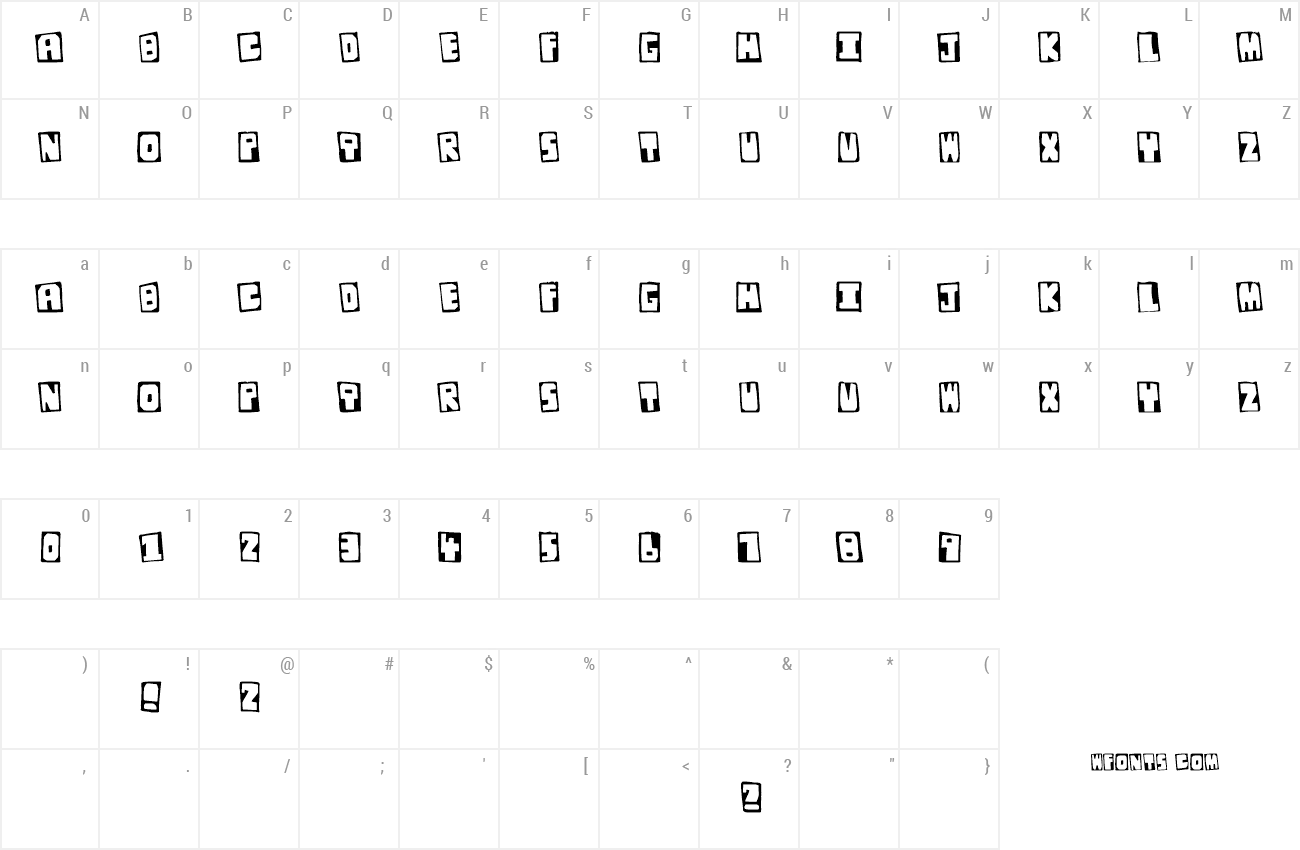 Original Junglist Font | wfonts.com - download free