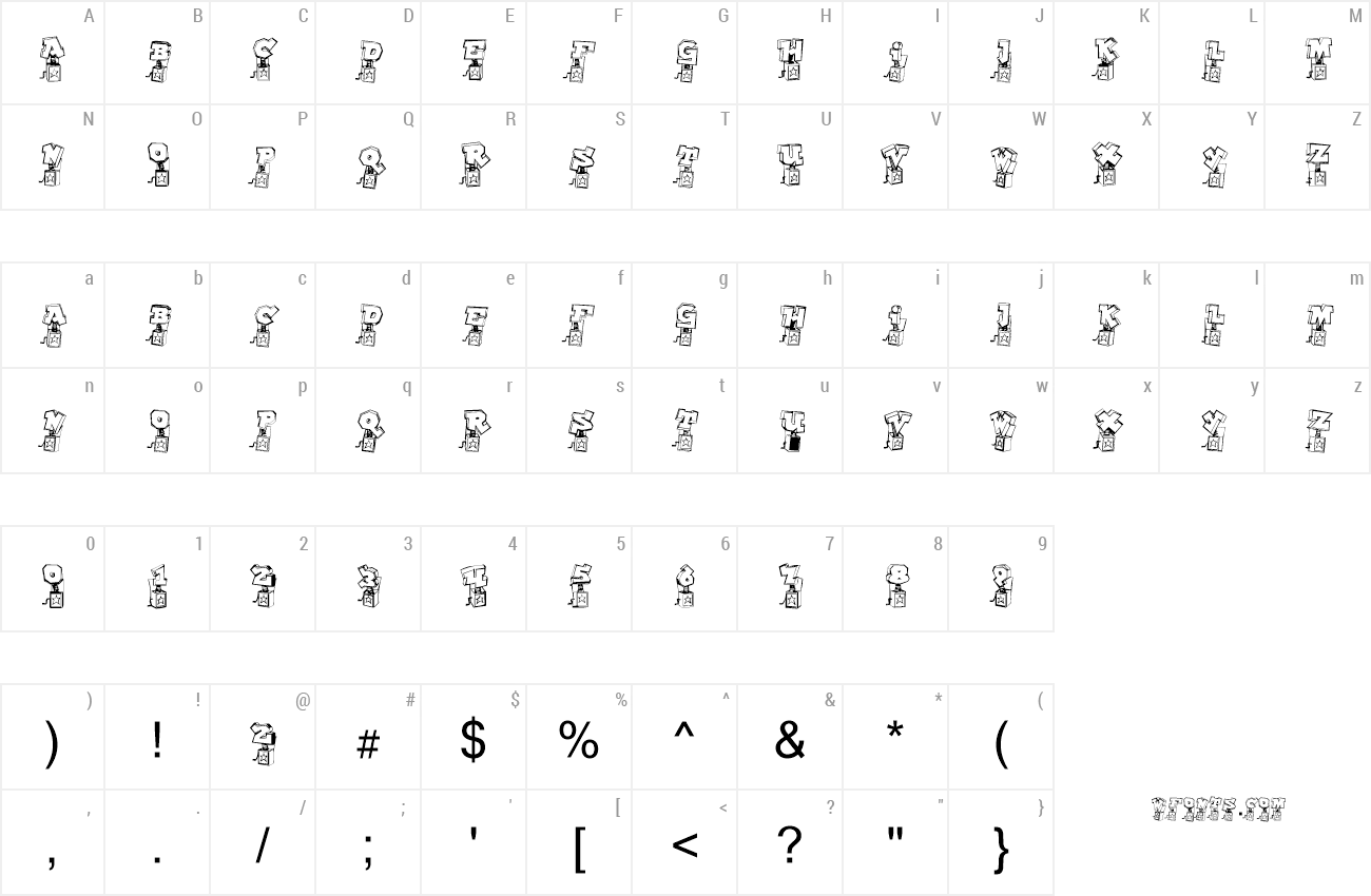 Pop Up Fontio Font | wfonts.com - download free