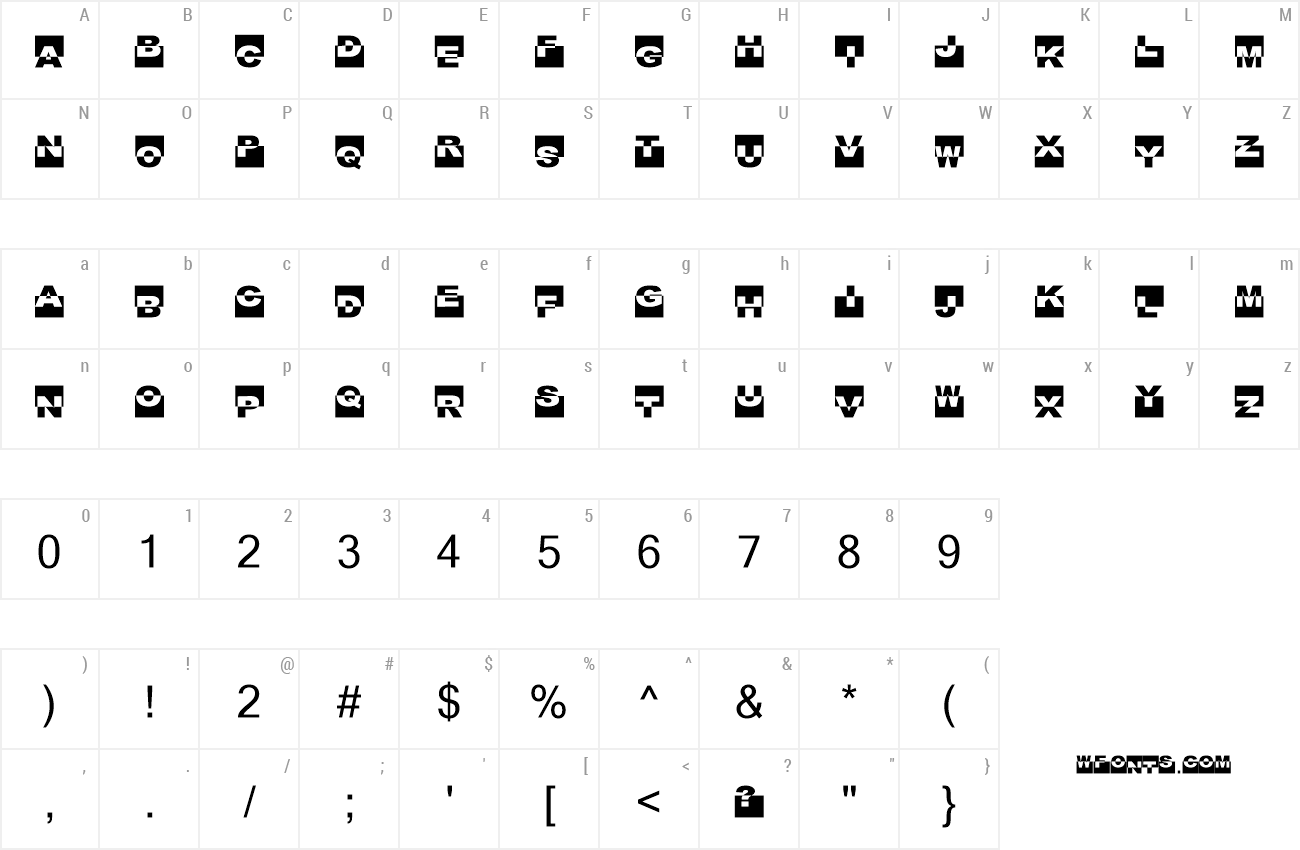 FE Black Box Font | wfonts.com - download free