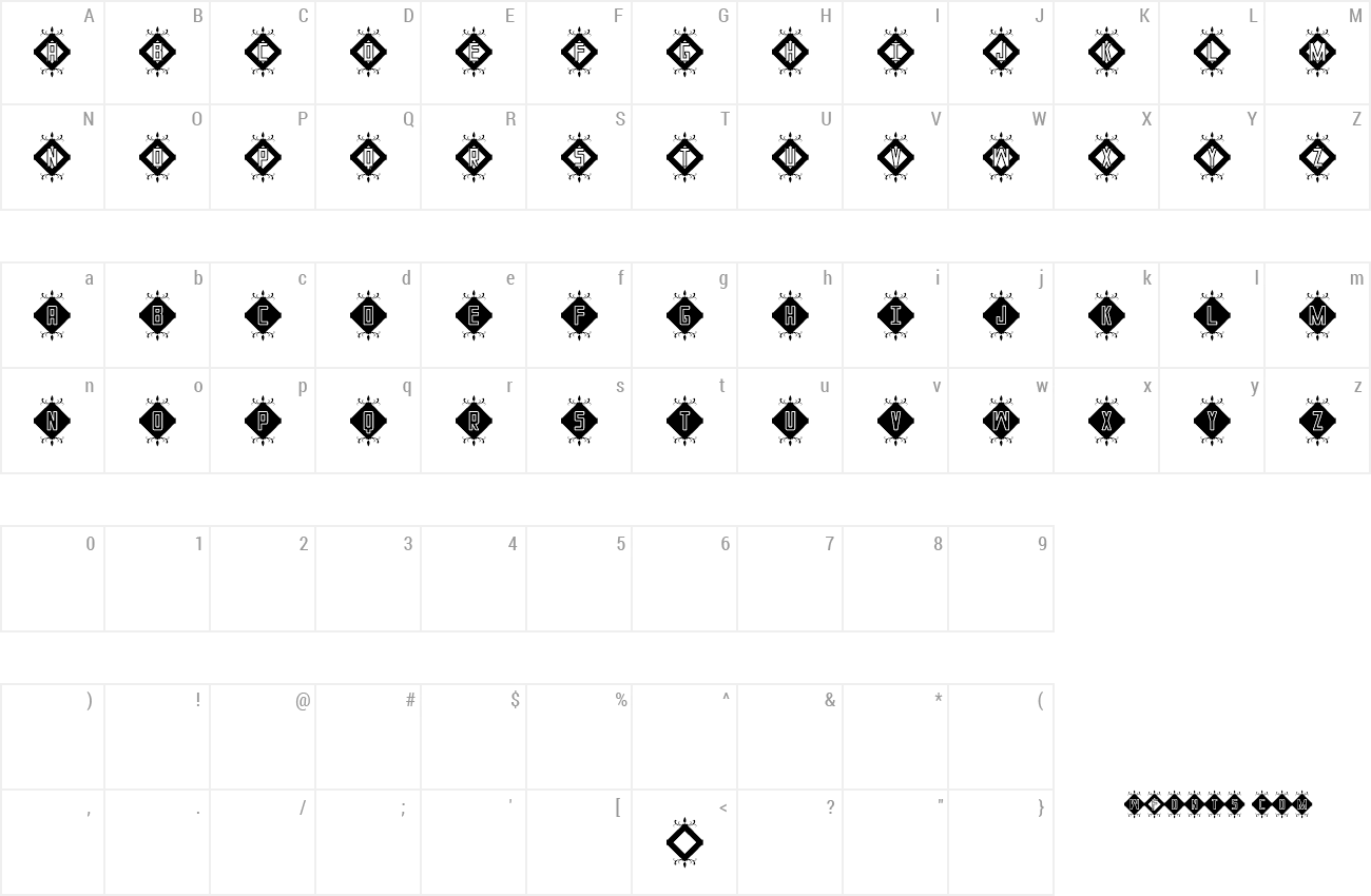 InIcIaLeS St Font | wfonts.com - download free