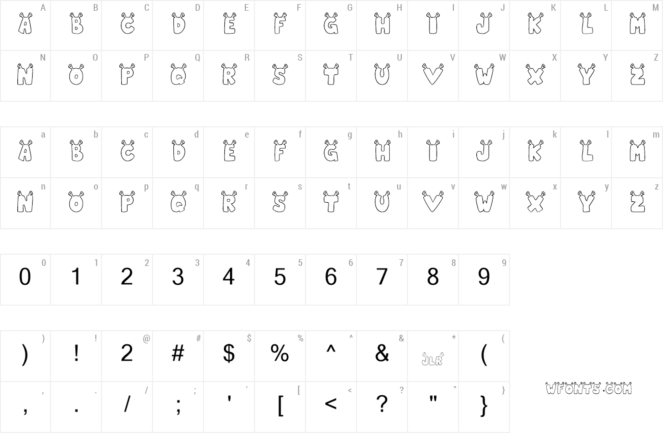 JLR Star Shrek Font | wfonts.com - download free