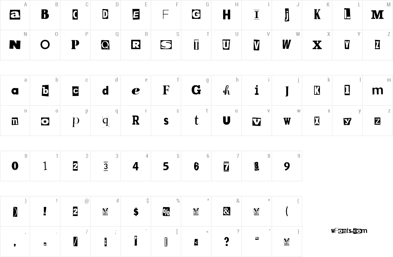 MPF Kidnapped Font | wfonts.com - download free