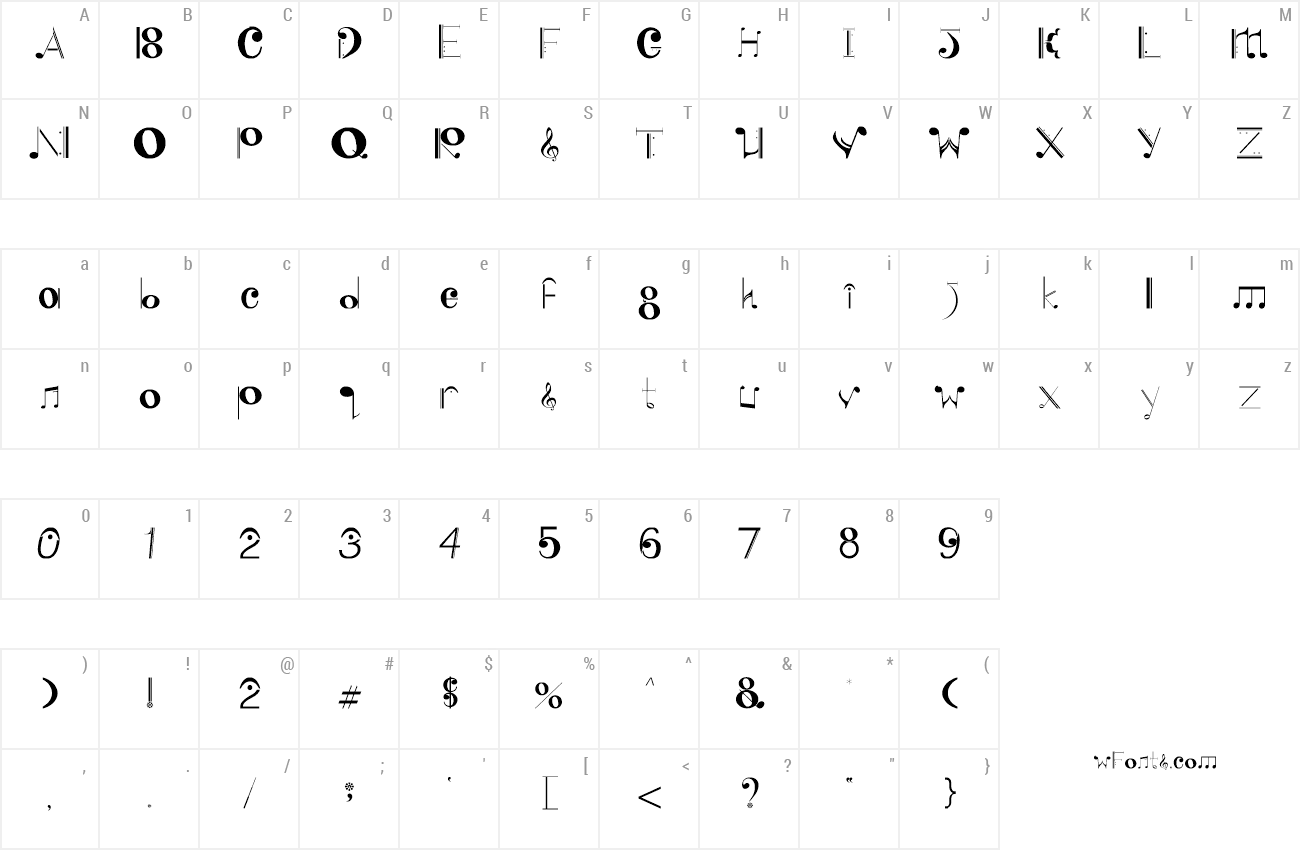 Sing With Me Font | wfonts.com - download free