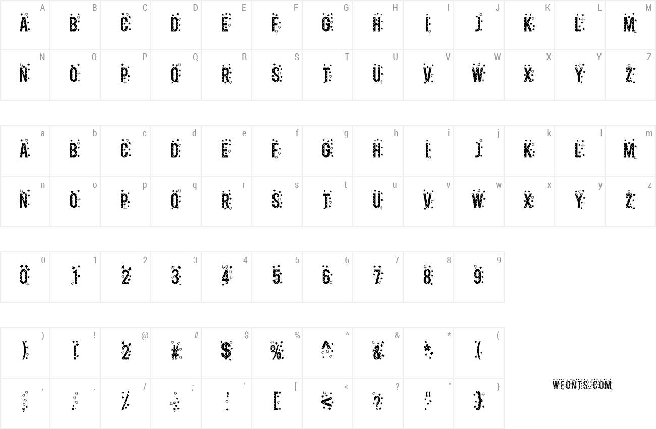 stars TFB Font | wfonts.com - download free