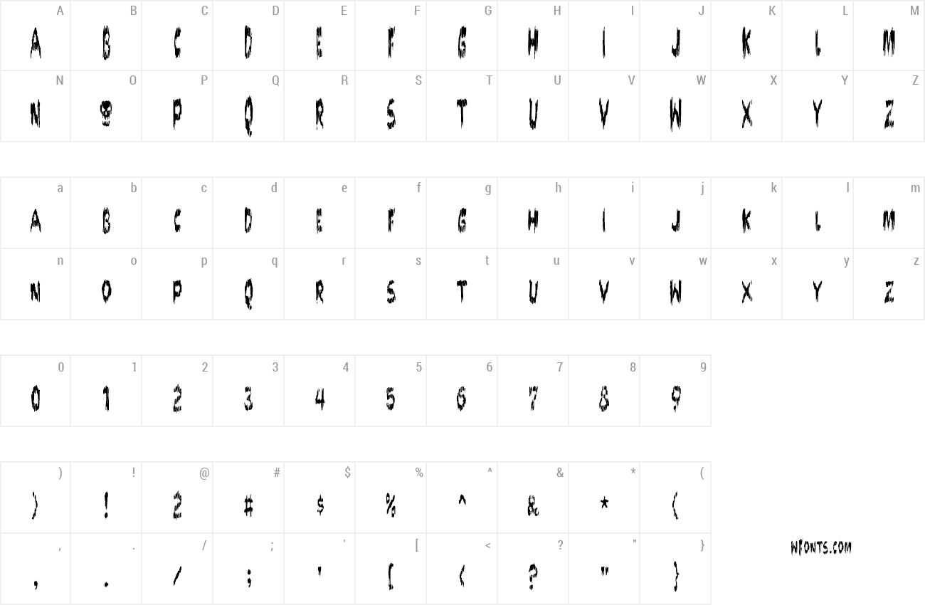 DOKTOR terror Font | wfonts.com - download free