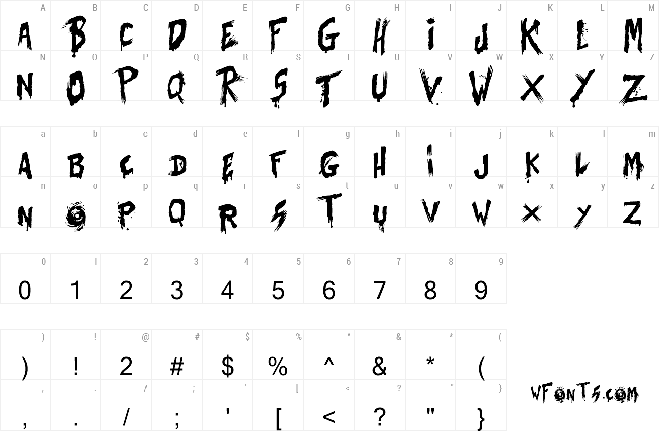 Bates Shower Font | wfonts.com - download free